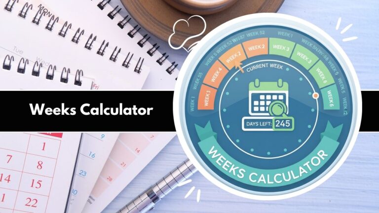Weeks Calculator: Calculate Weeks Between Dates Instantly