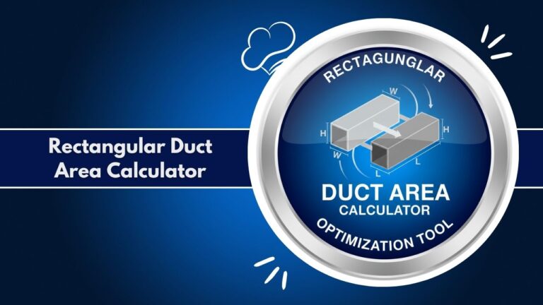 Rectangular Duct Area Calculator – Width, Height & Perimeter