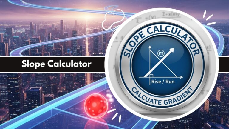 Slope Calculator: Rise Over Run, Percent Grade & Angle Tool