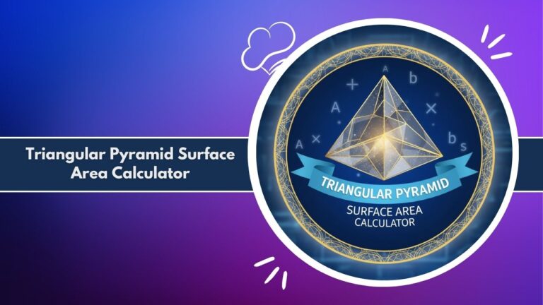 Advanced Triangular Pyramid Surface Area Calculator